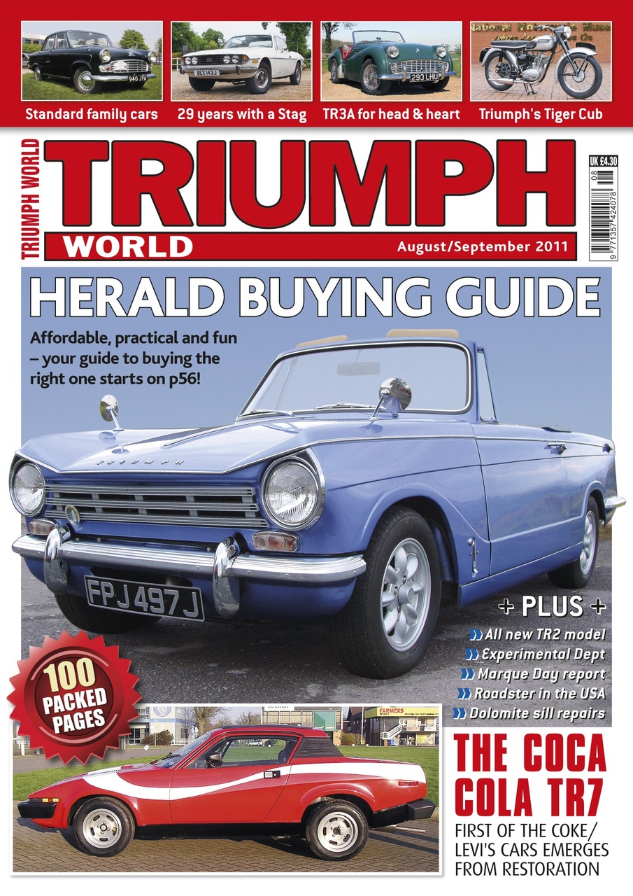 Triumph World Magazine - Aug-Sept 2011 Back Issue