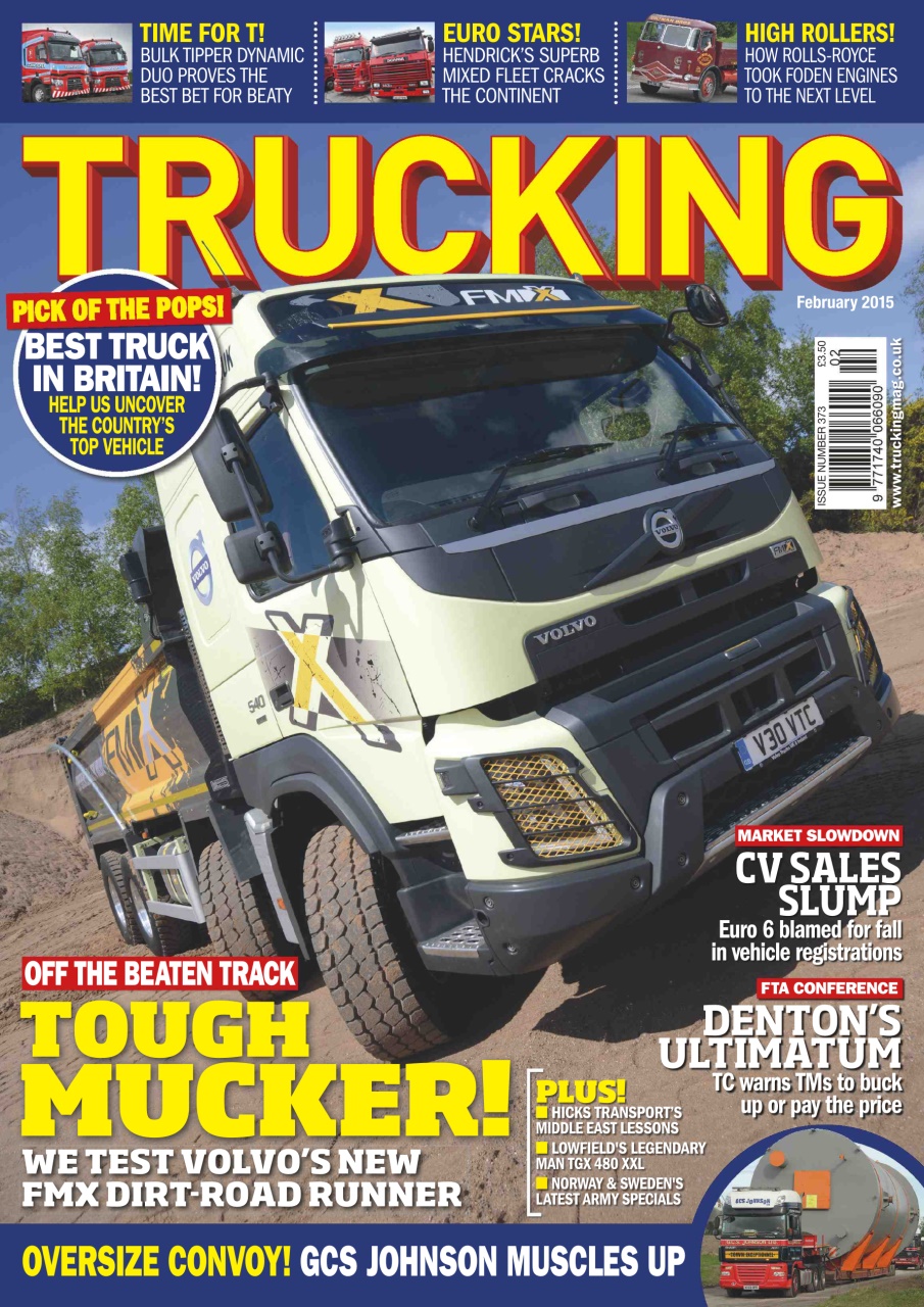 Trucking Magazine - No.373 Tough Mucker! Back Issue
