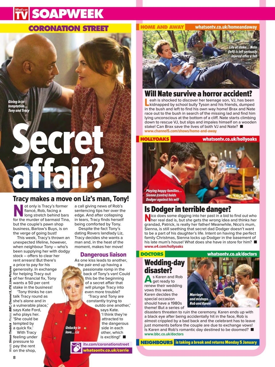 What's on TV Magazine - 13th December 2014 Back Issue