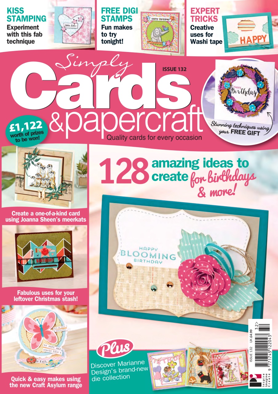 Simply Cards & Papercraft Magazine - 132 Back Issue