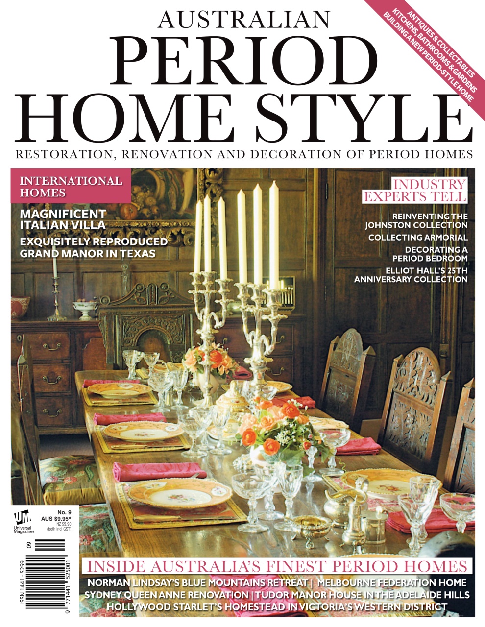 Period Style Magazine - Australian Period Home Style Issue #9 Back Issue