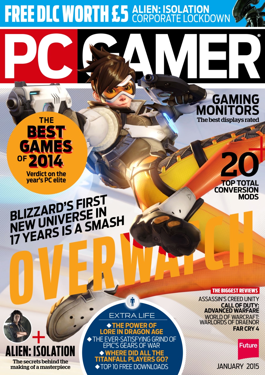 PC Gamer (UK Edition) Magazine - January 2015 Back Issue