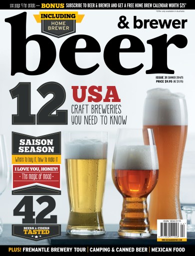 Beer and Brewer Magazine - Issue 31 - Summer 2014/15 Back Issue