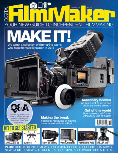 Digital FilmMaker Magazine - dfm issue 22 Back Issue
