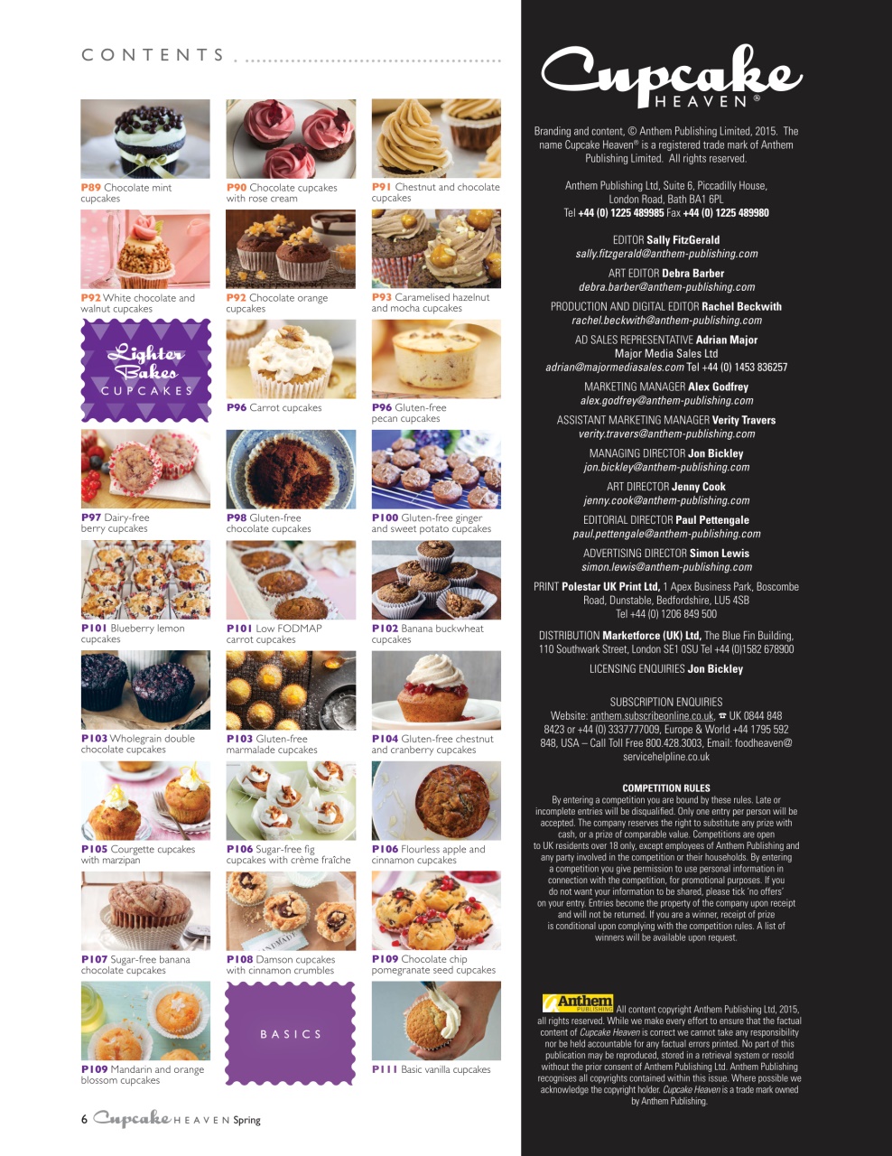 Cupcake Heaven Magazine - Cupcake Heaven Spring 2015 Back Issue