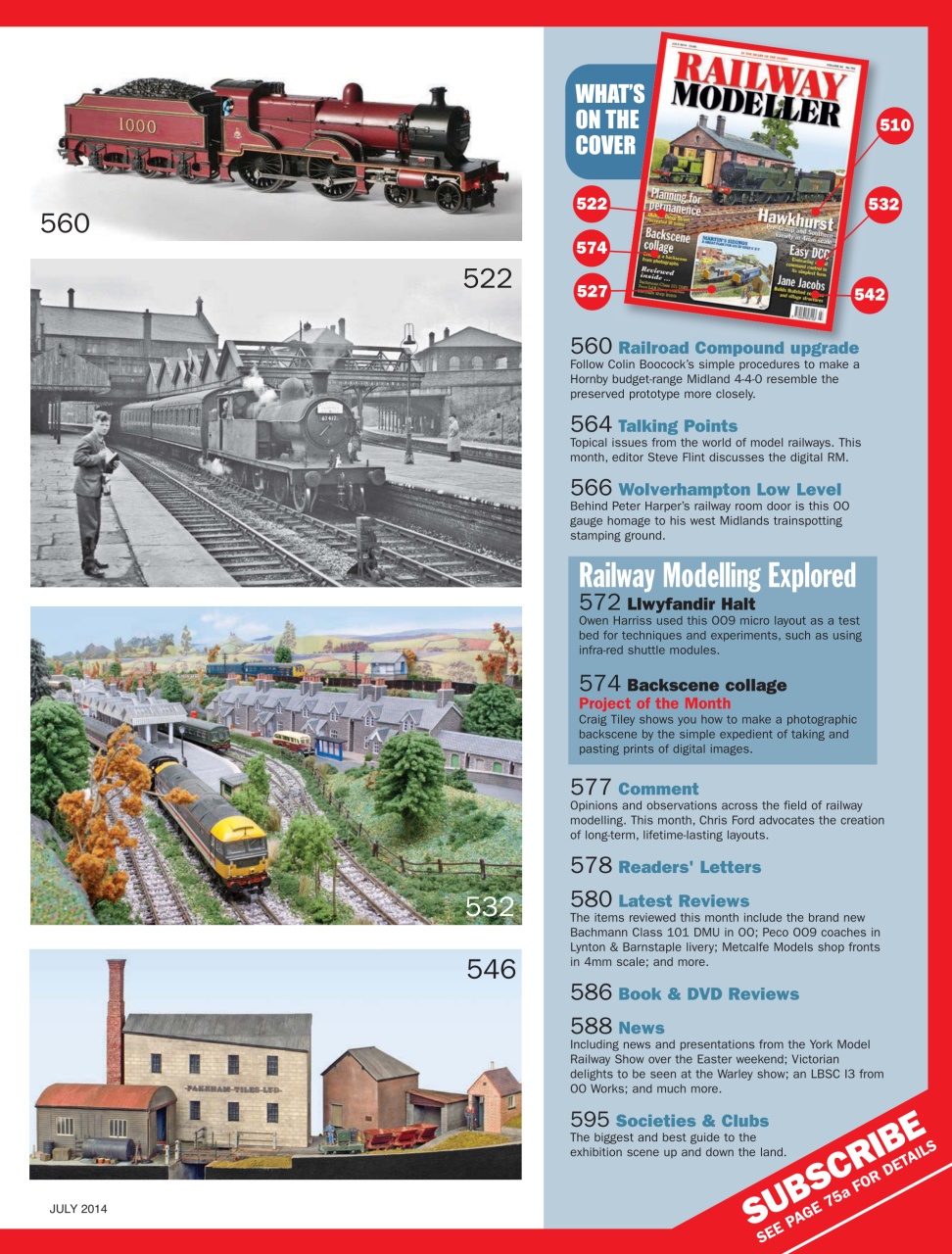 Railway Modeller Magazine - Railway Modeller July 2014 Back Issue