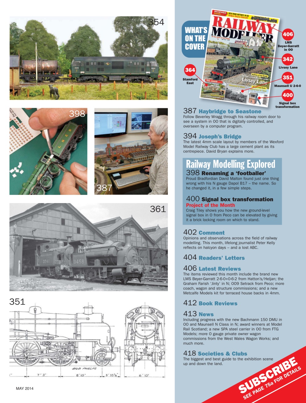 Railway Modeller Magazine - Railway Modeller May 2014 Back Issue