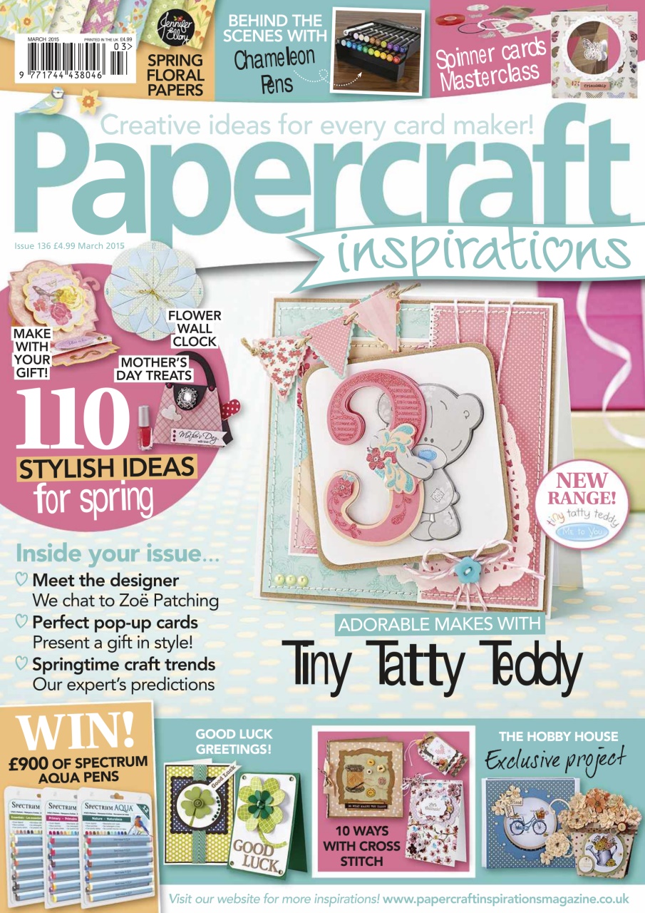 Papercraft Inspirations Magazine - March 2015 Back Issue