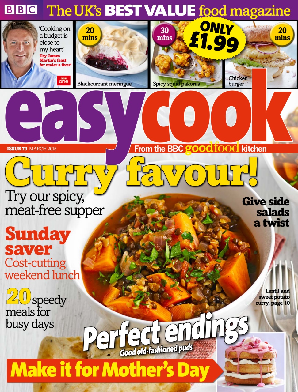 BBC Easy Cook Magazine - Issue 79 Back Issue