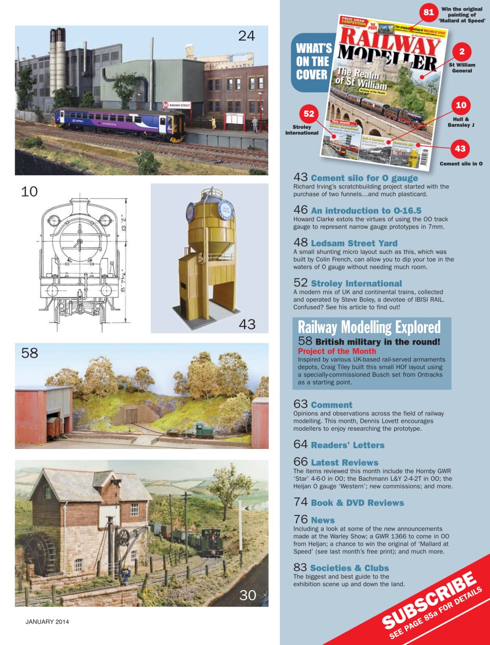 Railway Modeller Magazine - Railway Modeller January 2014 Back Issue