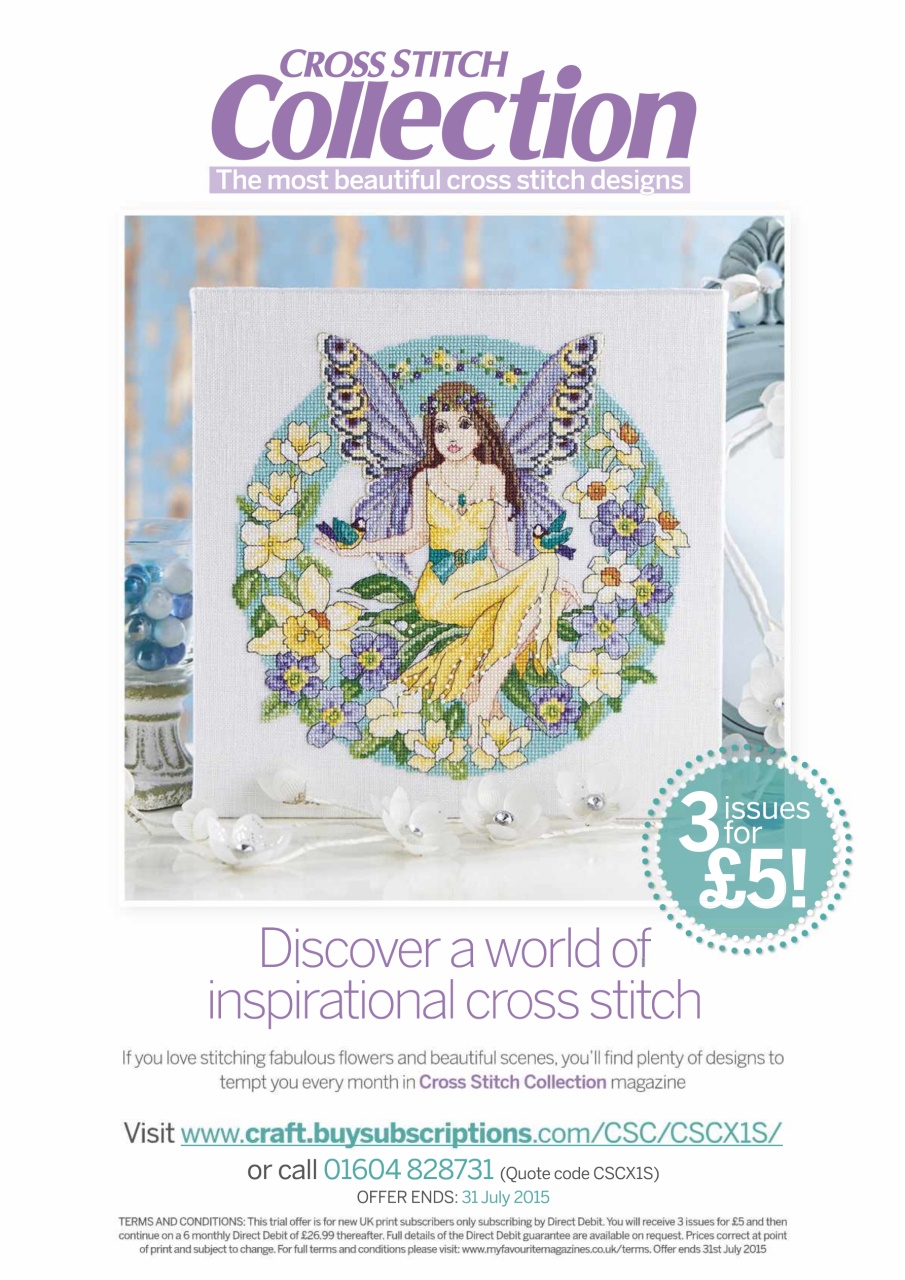 CrossStitcher Magazine - March 2015 Back Issue