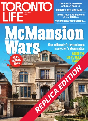 Toronto Life Magazine - March 2015 Back Issue
