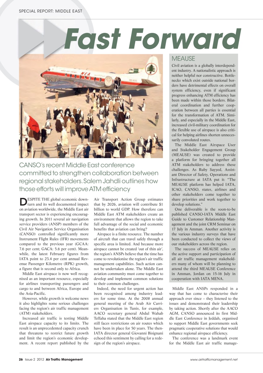 Air Traffic Management Magazine - Issue 2 2012 Subscriptions | Pocketmags