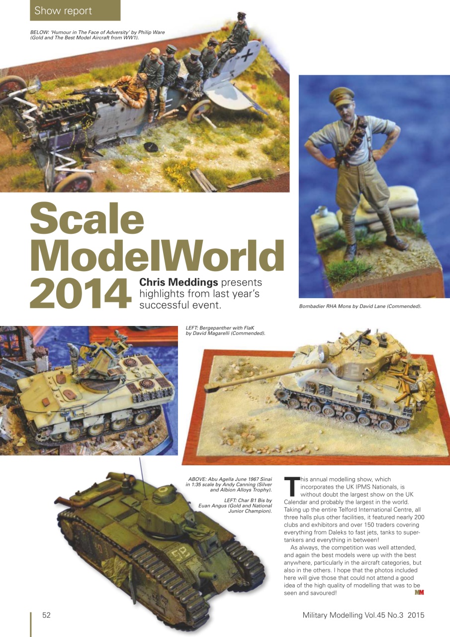 Military Modelling International Magazine - March 6th 2015 Back Issue