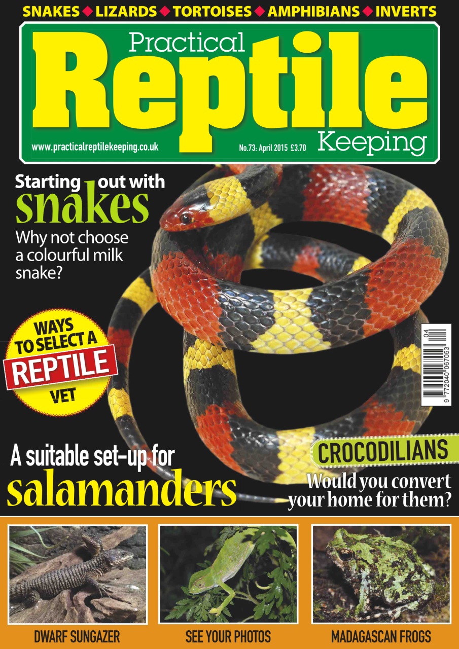 Practical Reptile Keeping Magazine - No.73 A Suitable Set-Up for ...