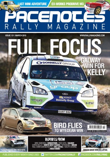 Pacenotes Rally magazine - Issue 131 - March 2015 Back Issue
