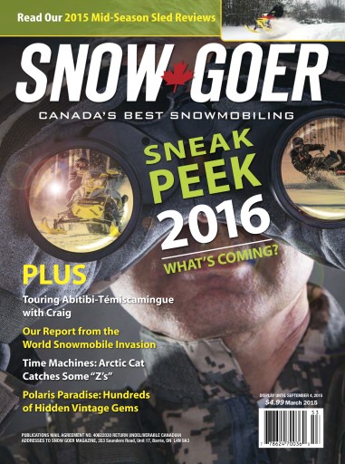 Snow Goer Canada Magazine - SGC Sneak Preview Edição anterior