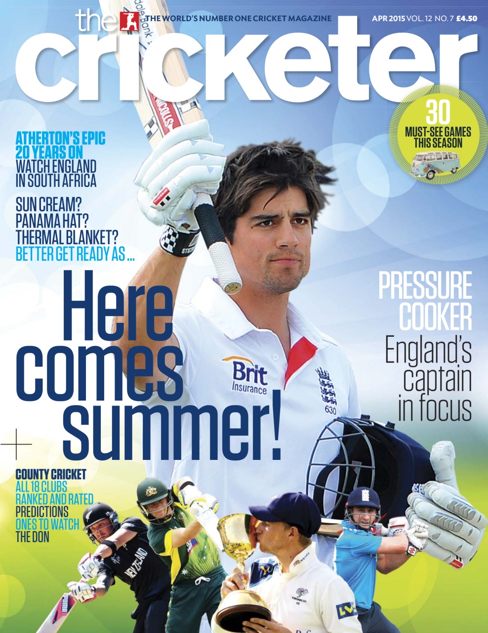 The Cricketer Magazine - April 2015 Back Issue