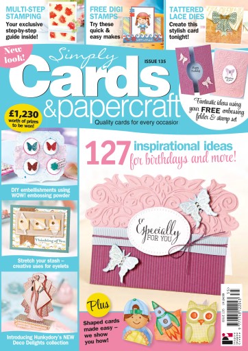 Simply Cards & Papercraft Magazine - 135 Back Issue