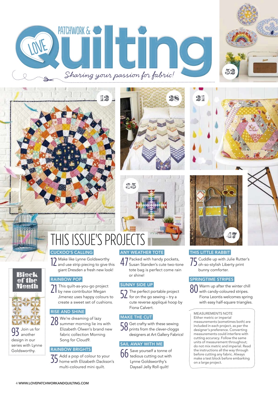Love Patchwork & Quilting Magazine - Issue 20 Back Issue