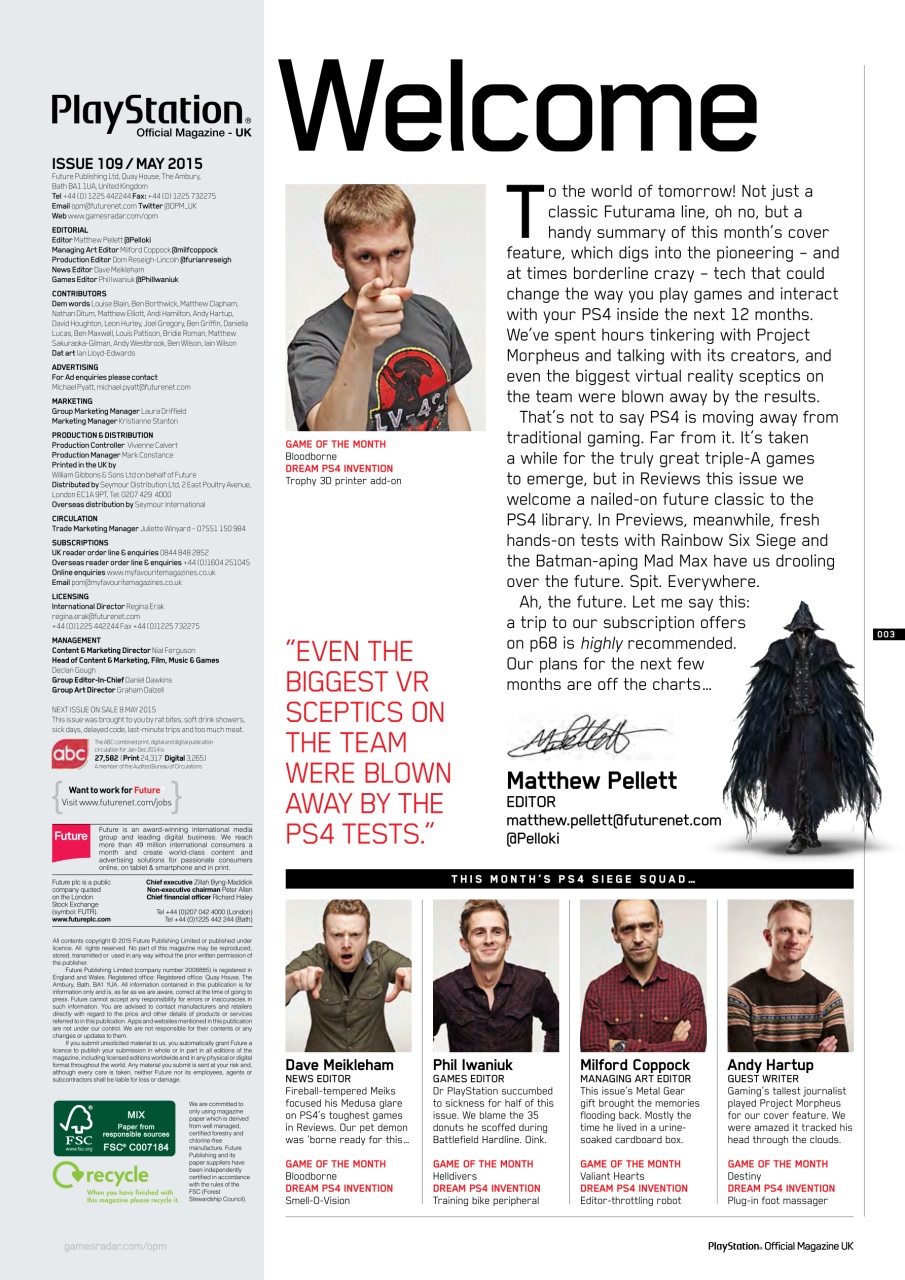 PLAY Magazine - May 2015 Back Issue