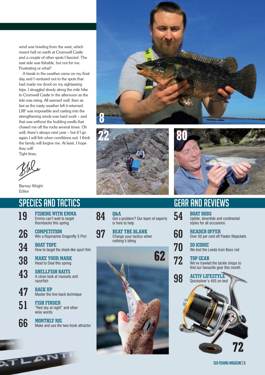 Sea Fishing Magazine Subscriptions and May 2015 Issue | Pocketmags