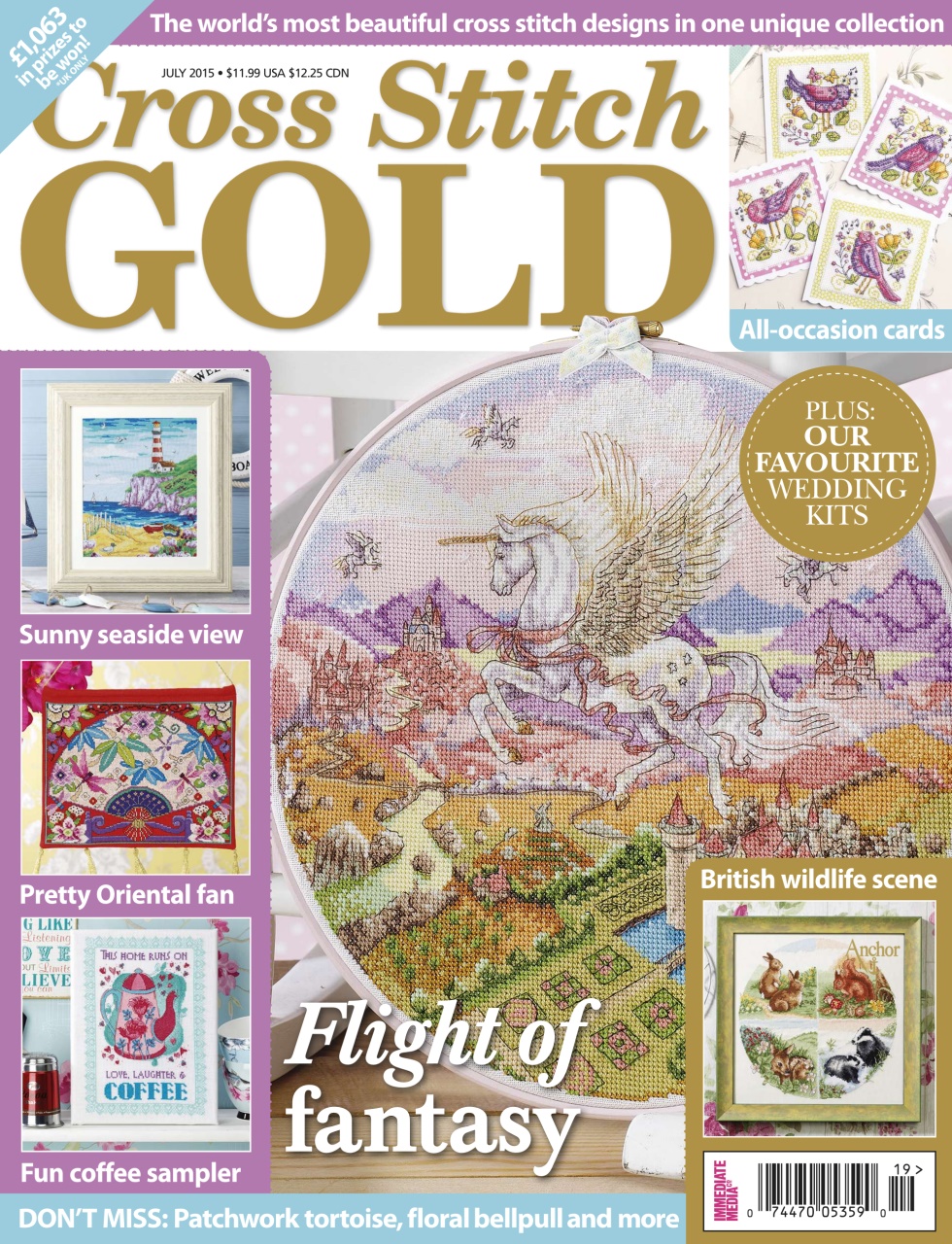 Cross Stitch Gold Magazine - March 2015 Back Issue