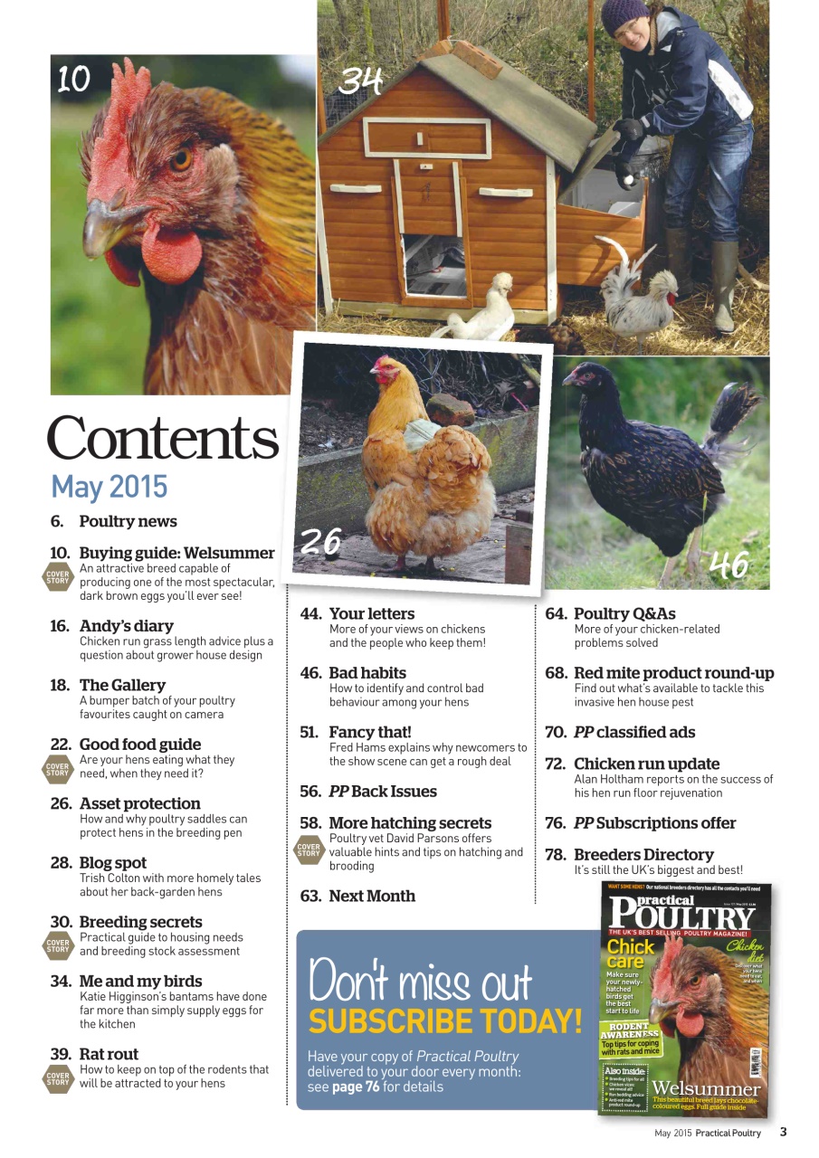 Practical Poultry Magazine - No.137 Welsummer Back Issue