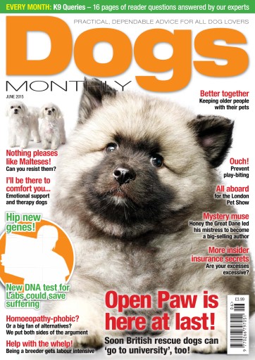 Dogs Monthly Magazine - June 2015 Back Issue