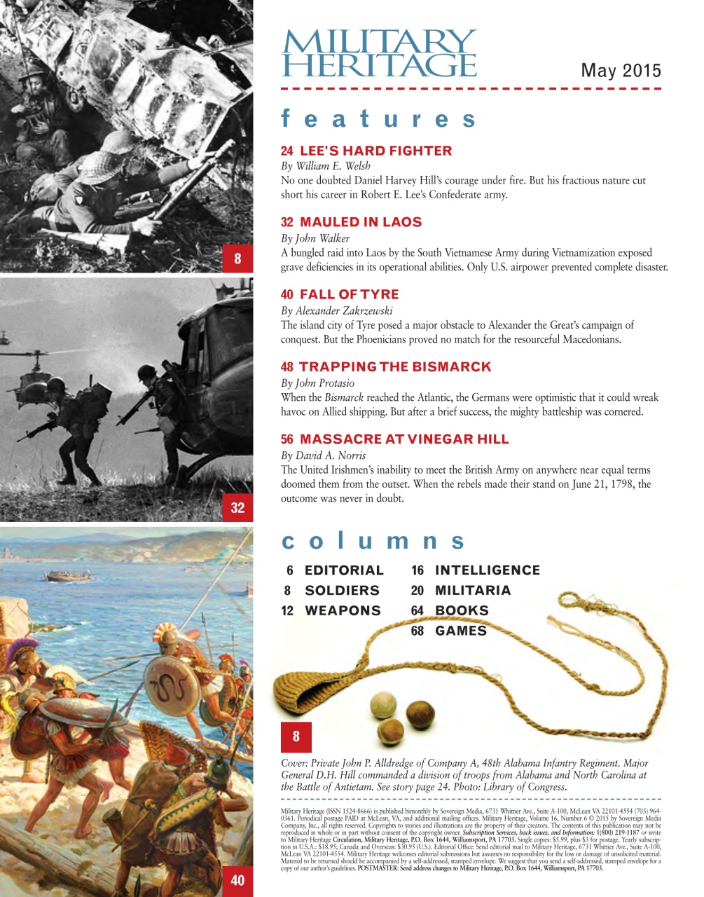 Military Heritage Magazine - May 2015 Back Issue