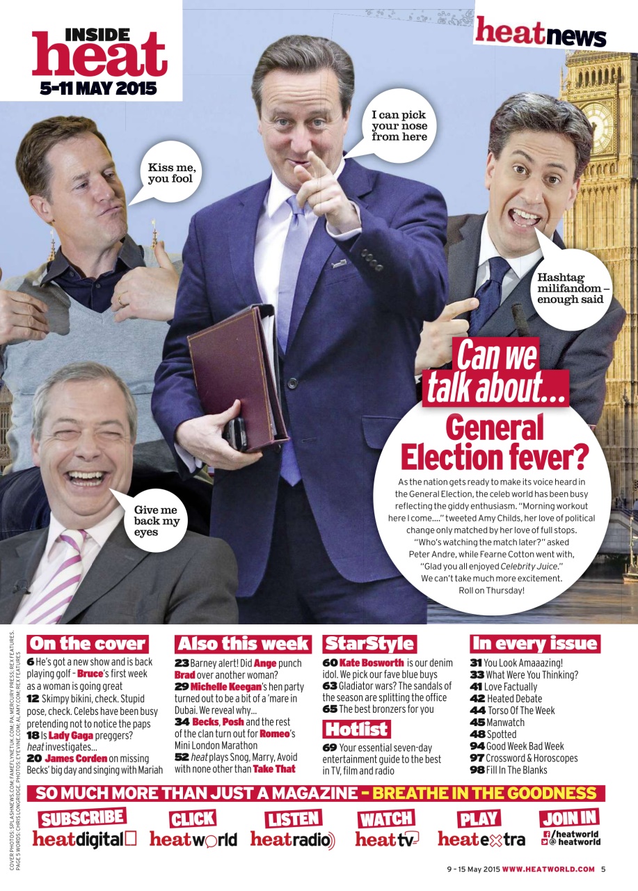 Heat Magazine - 9th May 2015 Back Issue