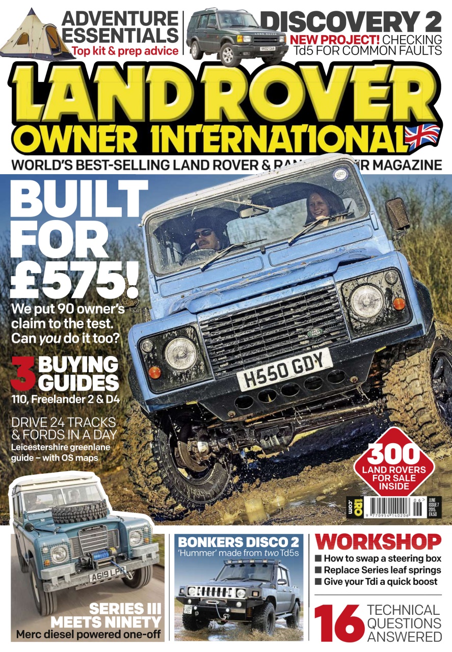 Land Rover Owner Magazine - June 2015 Back Issue