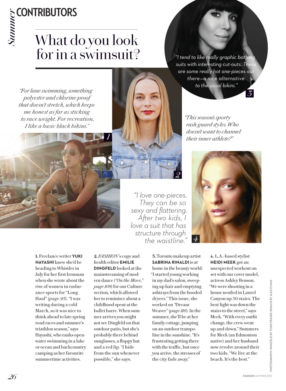 Fashion Magazine - Summer 2015 Back Issue