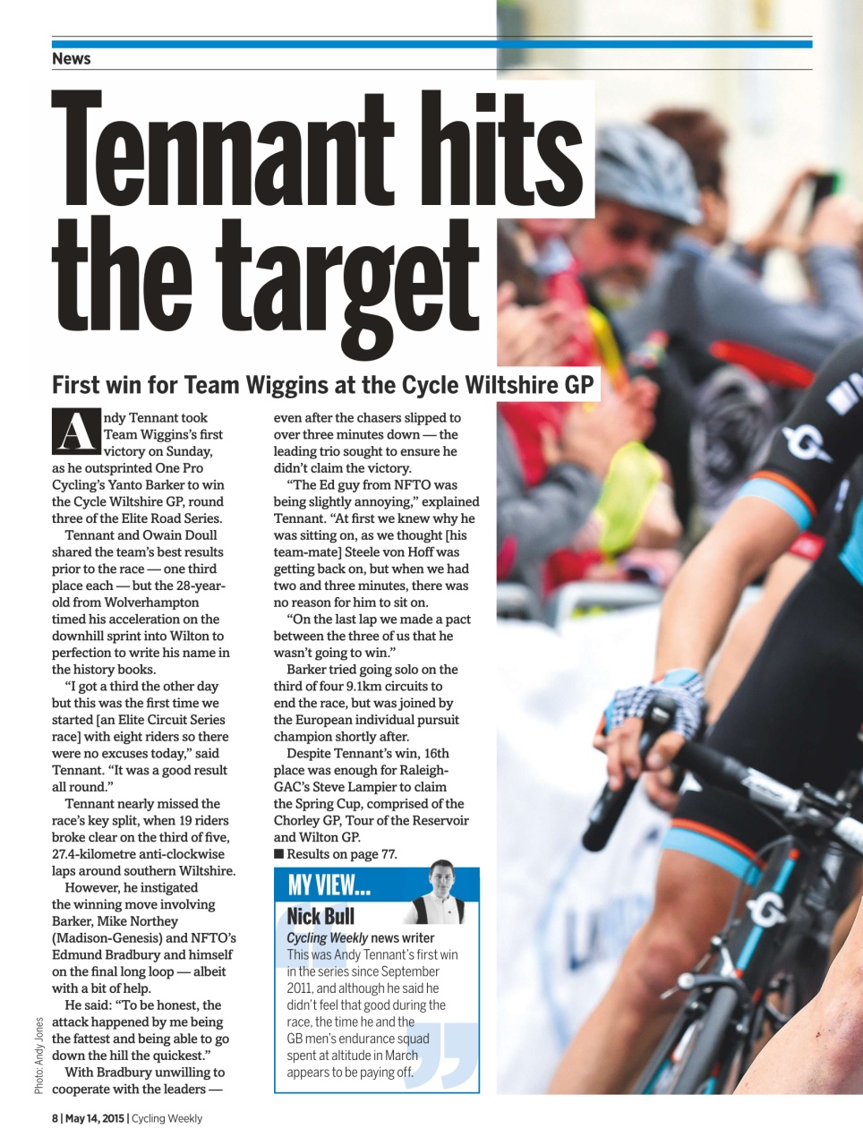 Cycling Weekly Magazine - 14th May 2015 Back Issue
